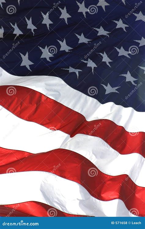 Vector Us Flag Vertical