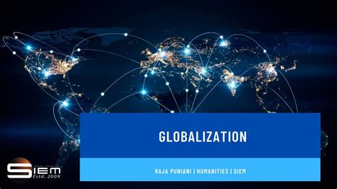 Globalization Raja Puniani Humanities Youtube