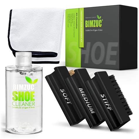 Shoe Cleaner Sneaker Kit 8 5oz Sneakers Cleaner Kit With Shoe Brushs
