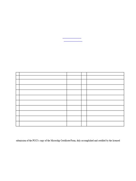 Form Application To Purchase Microchip Pdf