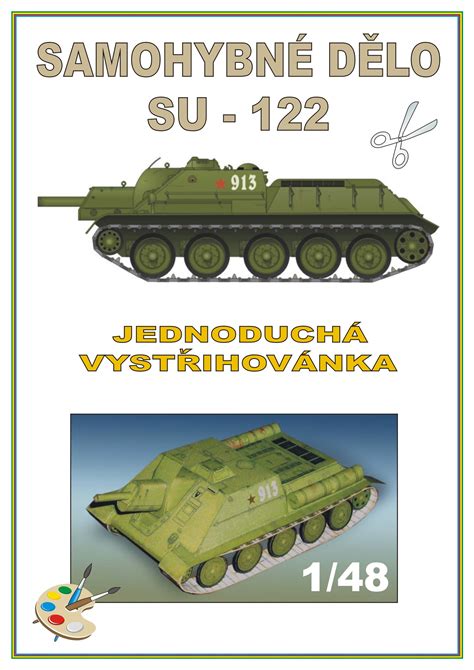 Vojenská technika | Samohybné dělo SU-122 | MPG-modely