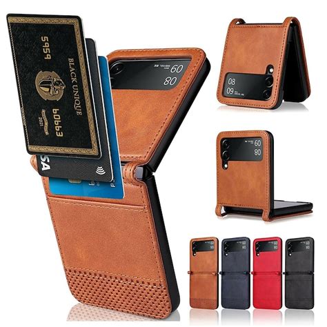 Phone Case For Samsung Galaxy Z Flip 5 Z Flip 4 Z Flip 3 Back Cover Portable Slim Four Corners