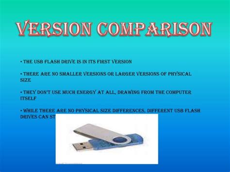 Usb Presentation PPTX Data Storage And Warehousing Computing