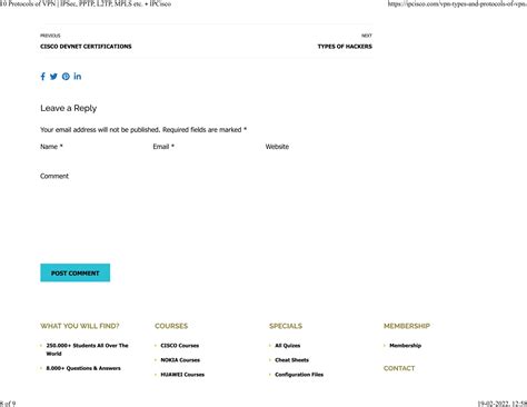 10 protocols of vpn ipsec pptp l2tp mpls etc ⋆ ipcisco pdf computer networking computing