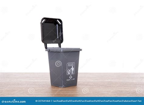 Garbage Classification Gray Other Garbage Trash Bin Model Stock