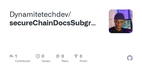 GitHub Dynamitetechdev SecureChainDocsSubgraph