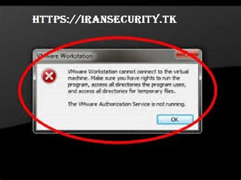 حل ارور Vmware Workstation Failed To Start The Vmware Authorization Service You Can Try