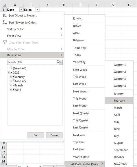 How To Filter Dates By Month In Excel With Example