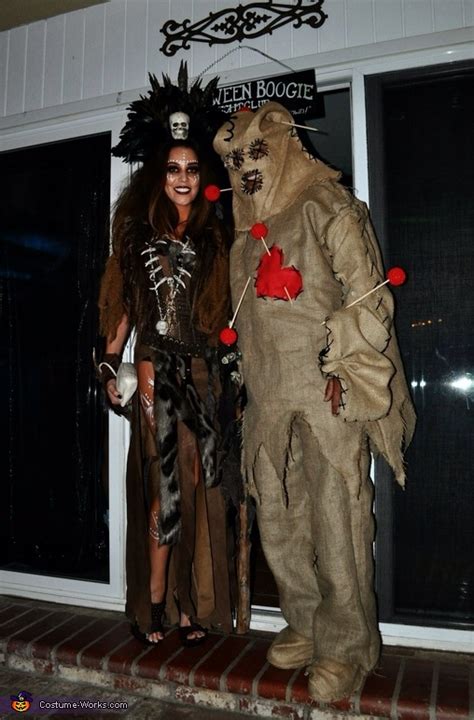 Witch Doctor And Voodoo Doll Couples Costume