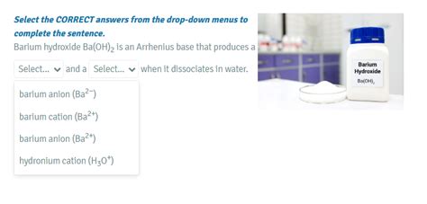 select the correct answers from the drop down menus to complete the sente