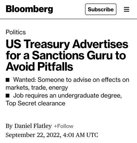 Us Govt In Need Of Sanction Expert Foreign Affairs Nigeria