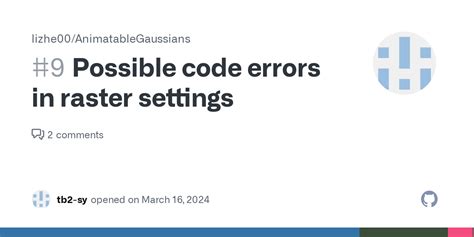 possible code errors in raster settings · issue 9 · lizhe00