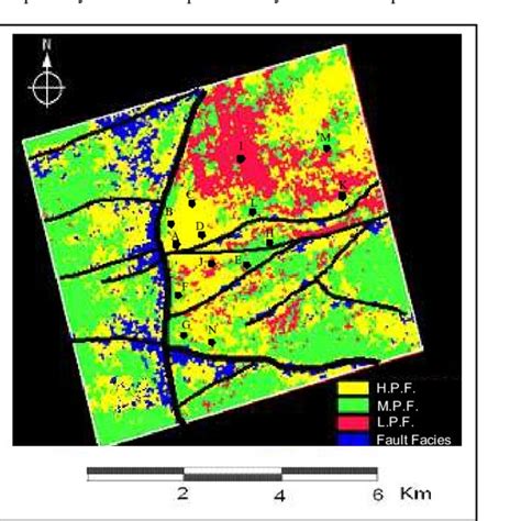 Seismic Facies Map From Supervised Analysis Yellow High Porosity