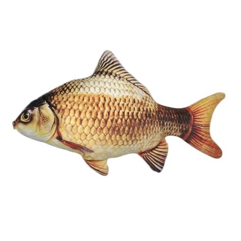 Іграшка мяка Сувенір Декор Карась золотий 50 см ᐈ Інтернет магазин