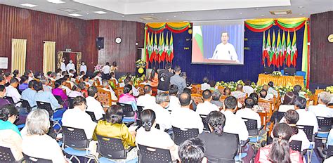 ၅၁ ကြိမ်မြောက် မြန်မာနိုင်ငံ ကျန်းမာရေးဆိုင်ရာ သုတေသနညီလာခံ”ဖွင့်ပွဲ အခမ်းအနားသို့ နိုင်ငံတော