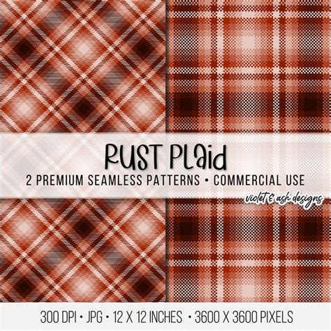 Tartan Seamless File Repeat Pattern Scrapbook Paper Plaid Pattern Buffalo Check Pattern
