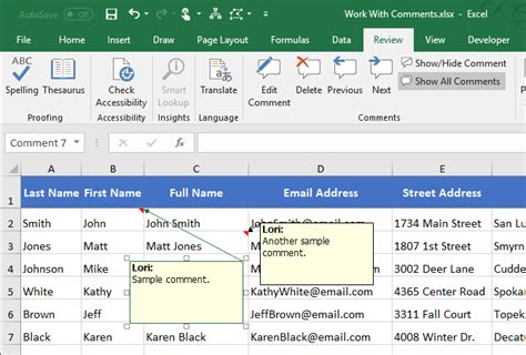The Beginners Guide To Comments In Microsoft Excel