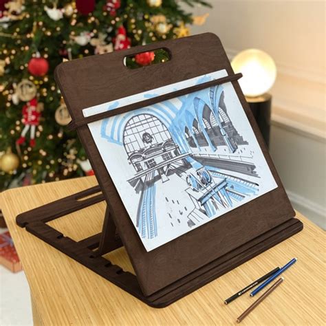 Настольный мольберт планшет А3 Тёмный орех купить за 3 600 руб на ВК Маркет ВКонтакте