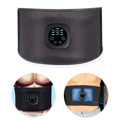 ₩70486에서 Ems 지방 버스트 피트니스 벨트 스마트 맥박 건강 복부 형태 Led 마사지 마사지 슬리밍 기기 Dhgate