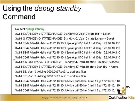 Cisco CCNP SWITCH Configuring HSRP