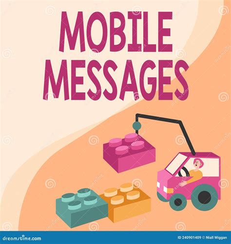 Hand Writing Sign Mobile Messages Internet Concept The Act Of