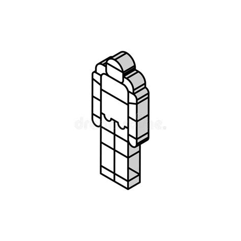 Science Robot Isometric Icon Vector Illustration Stock Vector