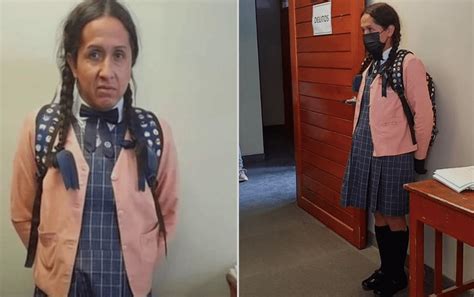 Hombre vestido de mujer es detenido en Perú por grabar alumnas en el baño