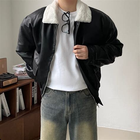 당일출고 아우터 점퍼 자켓 재킷 오버핏 긴팔 카라 밍크 레더 무스탕 퍼 누빔 가죽 패딩 블루종 에이블리