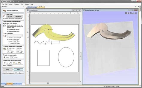 Vectric V8 Tutorials Extrude And Weave Guide