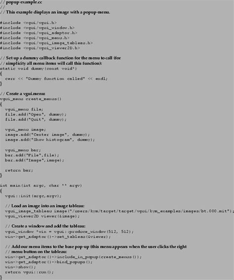 Adding A Pop Up Menu