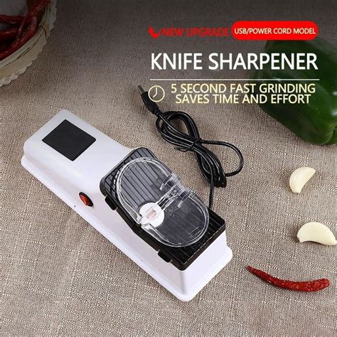 Ready Stock Electric Knife Grinder Usb Electric Knife Sharpener