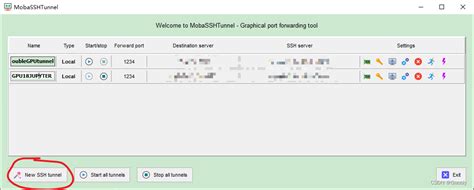 使用mobaxterm Tunneling访问集群（服务器）jupyter Notebook Csdn博客