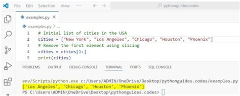 How To Remove The First Element From An Array In Python