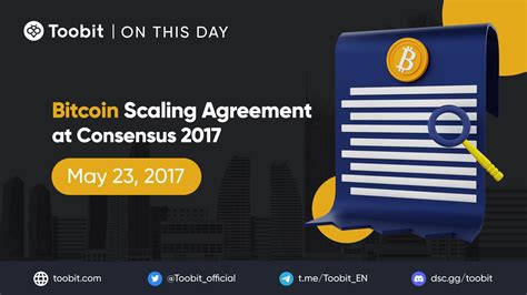 📣 Remember The Bitcoin Scaling Agreement At Consensus 2017 It