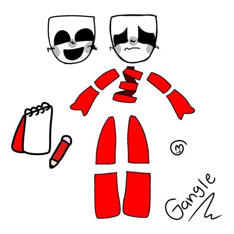 Gangle Doll Custom Paper Dolls Paper Puppets Paper Doll Template