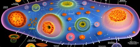 Comprehensive Colorcoded Diagram Of Basic Eukaryotic Cell Structure For