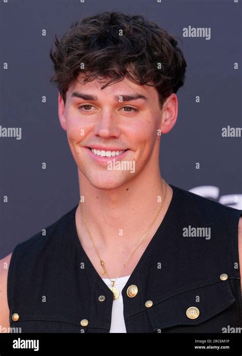 Noah Beck Arrives At The Espy Awards On Wednesday July 12 2023 At