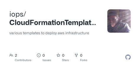 Github Iops Cloudformationtemplates Various Templates To Deploy Aws Infrastructure