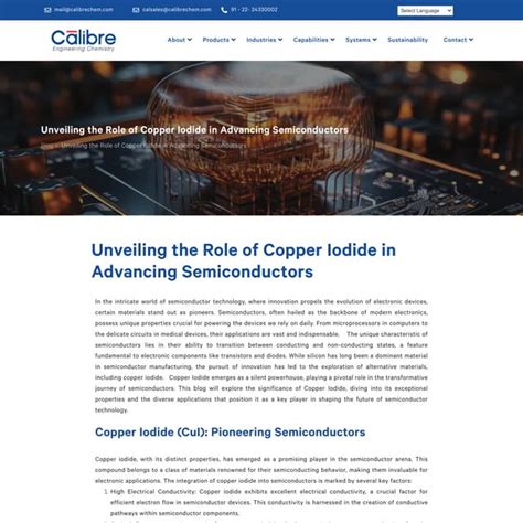 Copper Iodide Pioneering The Future Of Semiconductor Technology Pdf