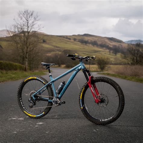 Nukeproof Scout Blue And Red Bike
