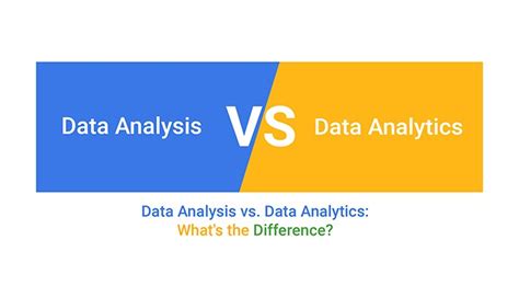 5 Key Differences Between Data Analytics And Data Analysis