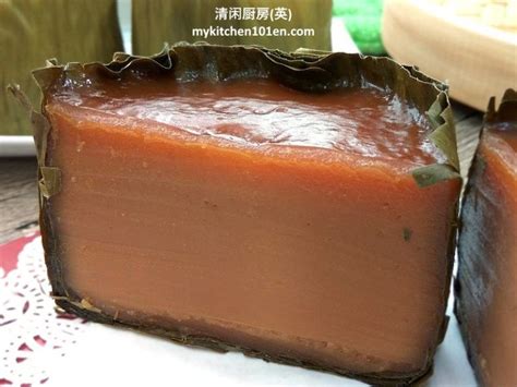 Simple Version Caramel Nian Gao A K A Kuih Bakul Mykitchen101en
