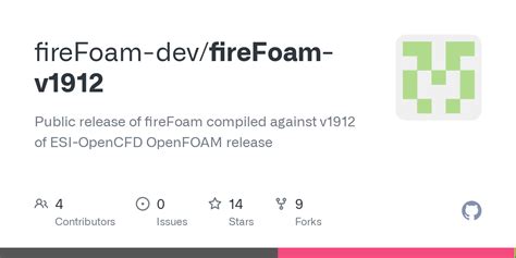 GitHub FireFoam Dev FireFoam V Public Release Of FireFoam Compiled Against V Of ESI