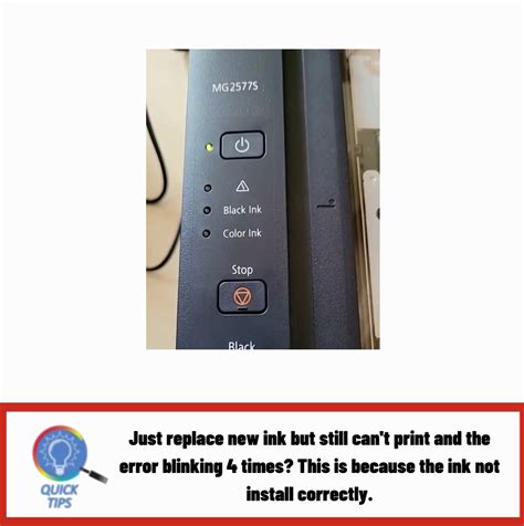 Why I Cannot Print After Replace New Ink Findc