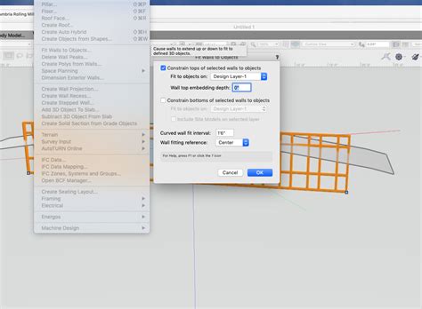 How To Make The TOP Of Curtain Wall Arched Architecture Vectorworks Community Board