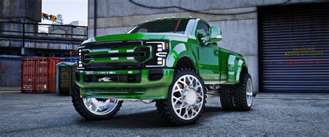 Debadged Anylevel Ford F450 Single Cab On Jtx Forged Wheels Fivem