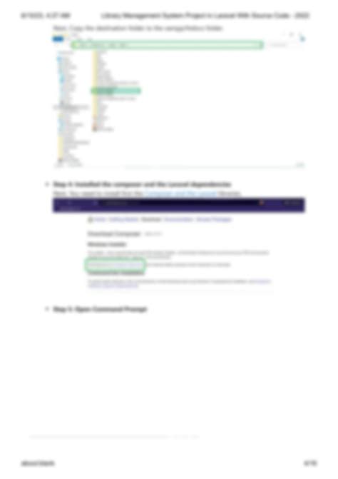 Solution Library Management System Project In Laravel With Source Code