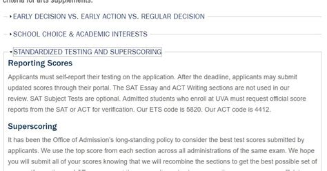 notes from peabody the uva application process self reporting test scores before and after