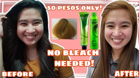 Diy Light Ash Blonde No Bleach Tipid Hair Color Bremod 👍 Youtube