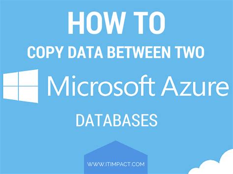 Copy Data Between Two Azure Databases In Access